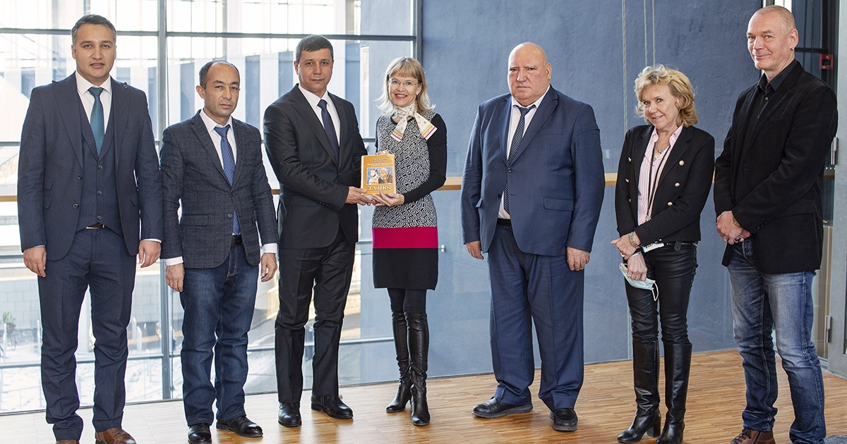 ICEG project visitors from Tajikistan in Laurea - Laurea-ammattikorkeakoulu